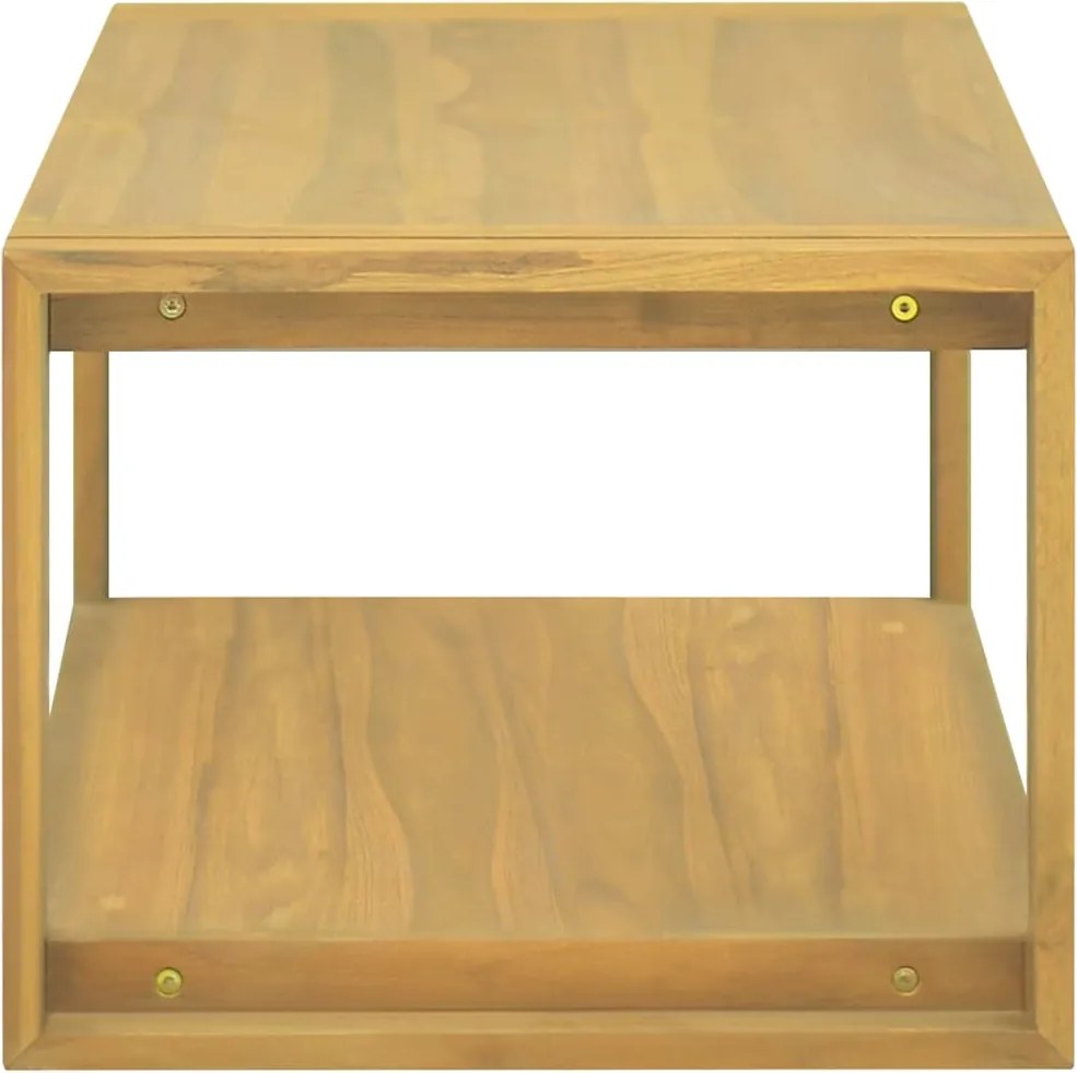 Nástěnná koupelnová skříňka 90 x 45 x 35 cm masivní teak 338235