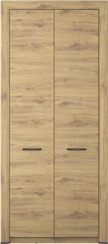 Skříň dvoudveřová Sapori 95.9x217.1x60.3 cm Dub navarra