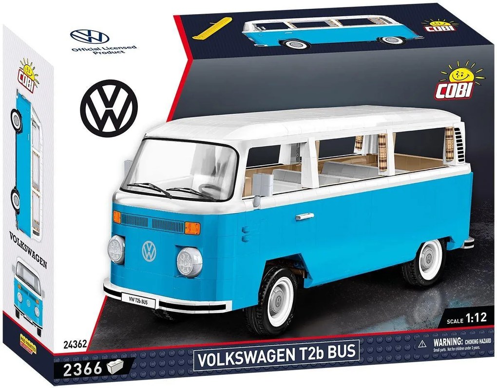 Cobi 24362 volkswagen t2b bus, 1:12
