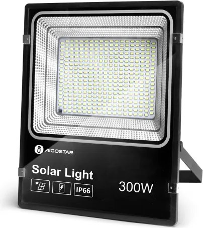 Aigostar - LED Stmívatelný solární reflektor LED/300W/3,2V IP66 + DO