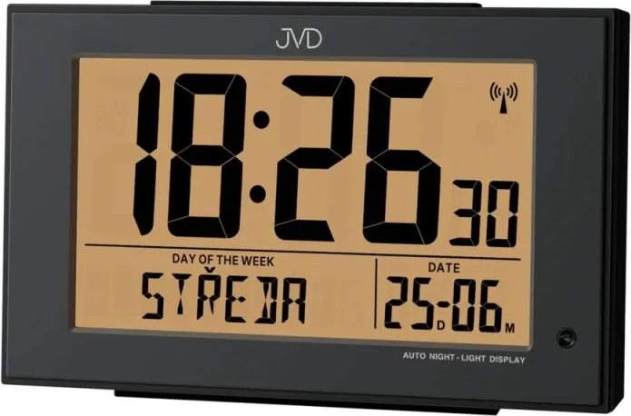 JVD Digitální rádiem řízený budík s češtinou JVD RB9447.2