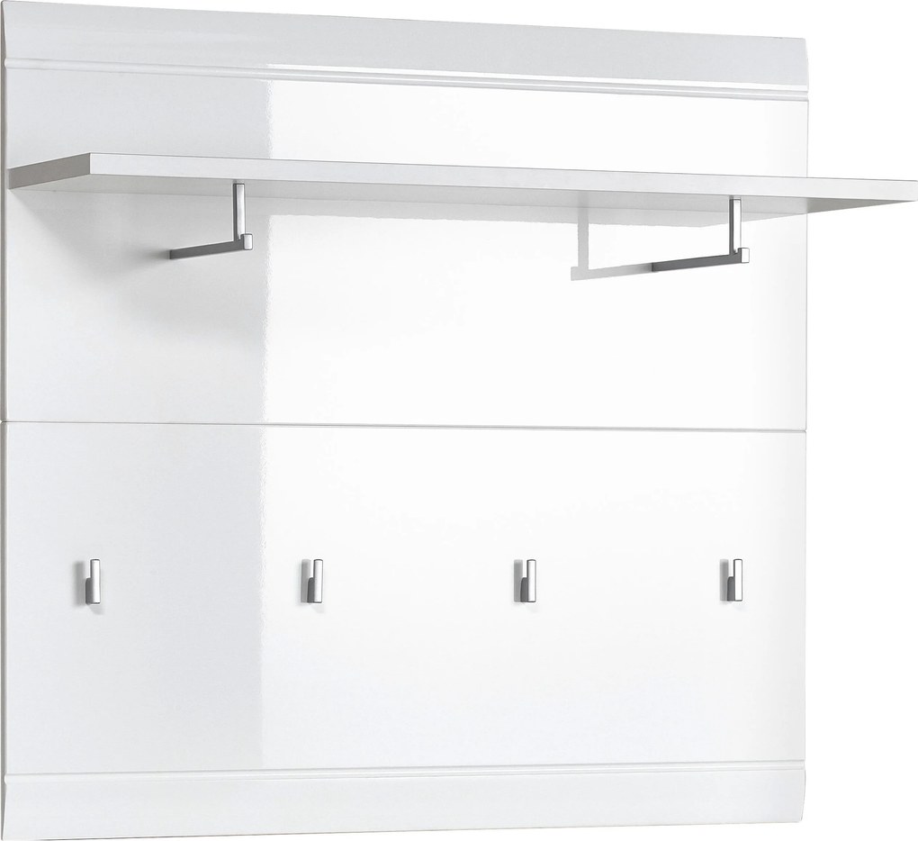 XXXLutz ŠATNÍ PANEL, bílá, 95,9/90/30 cm Xora - Šatní panely - 001258009705