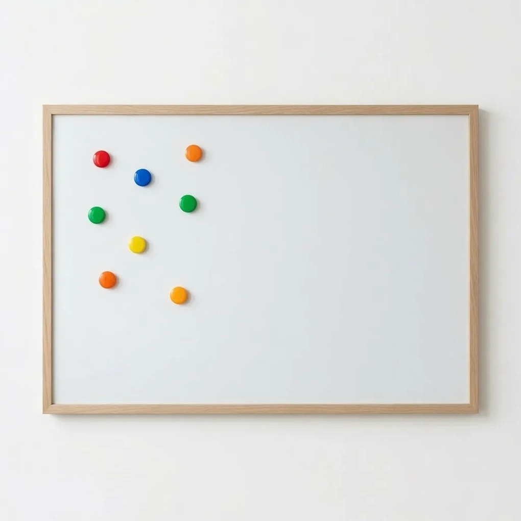 Toptabule.sk Bílá tabule na magnetky v dřevěném přírodním rámu CLASSIC 150x100 cm