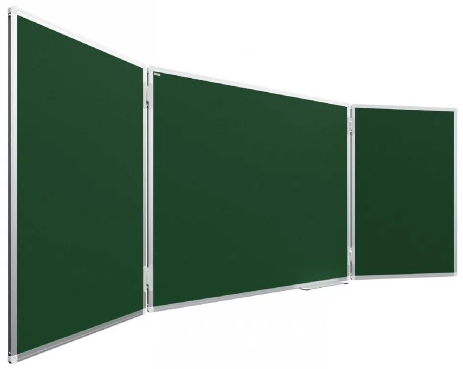 Allboards, tabule triptych 100x200 / 400 cm - zelená,TRZ2010