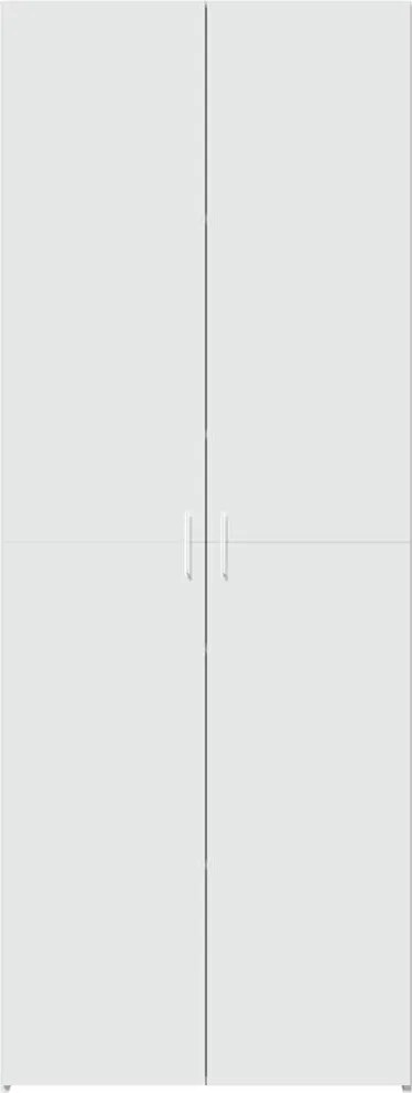 Skříň highboard bílá 70 x 42,5 x 185 cm kompozitní dřevo 3281420