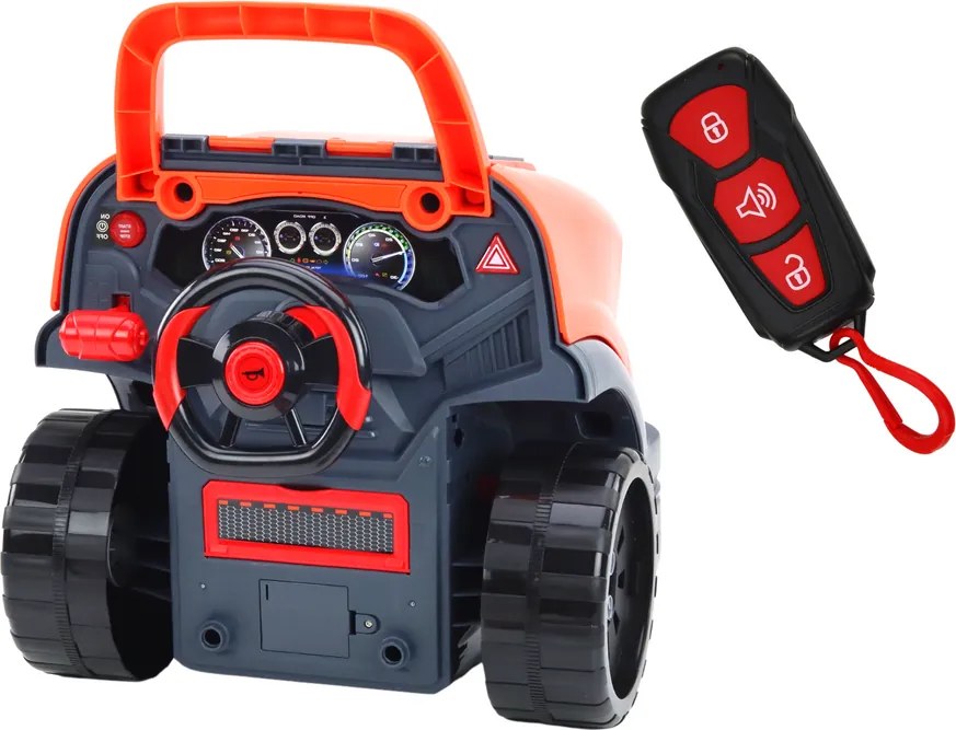 LEAN Toys Sada pro domácího mistra na rozebírání automobilových motorů, oranžová