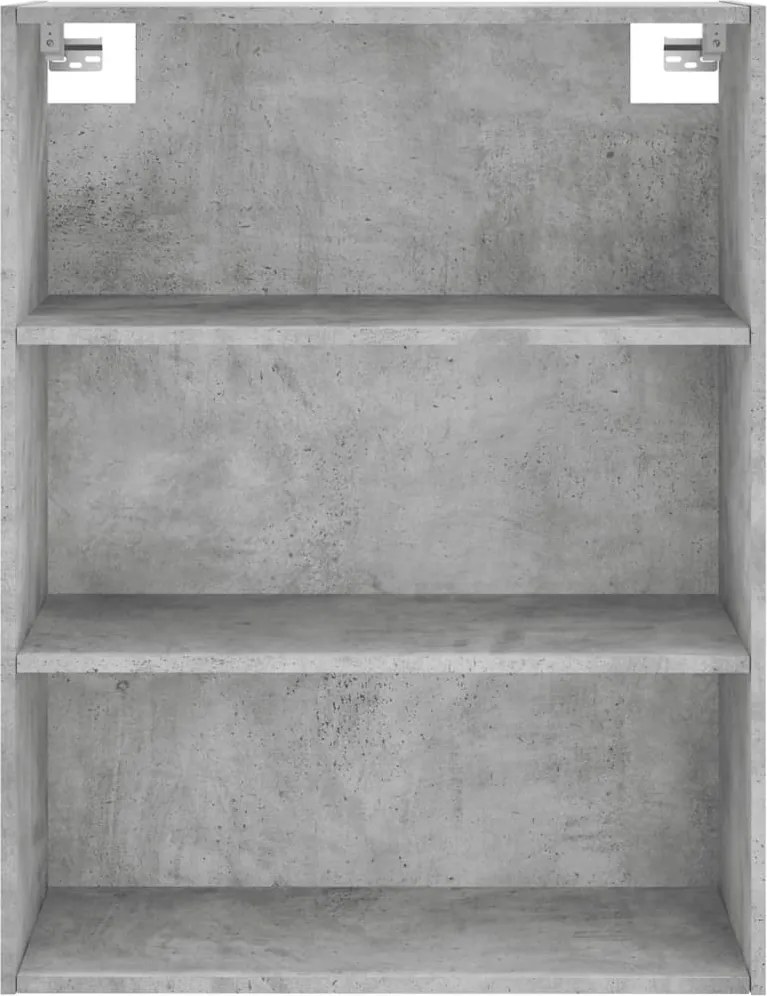 Skříň highboard betonově šedá 69,5x34x180 cm kompozitní dřevo 3200525