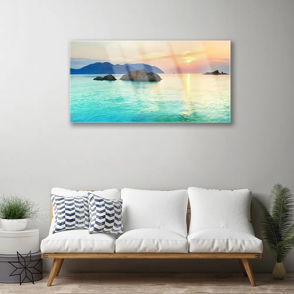 Obraz na skle Moře Krajina 120x60 cm