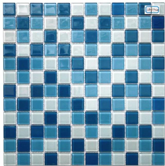 Maxwhite L18 plus L19 plus L20 Mozaika skleněná modrá bílá modrá světlá 29,7x29,7cm