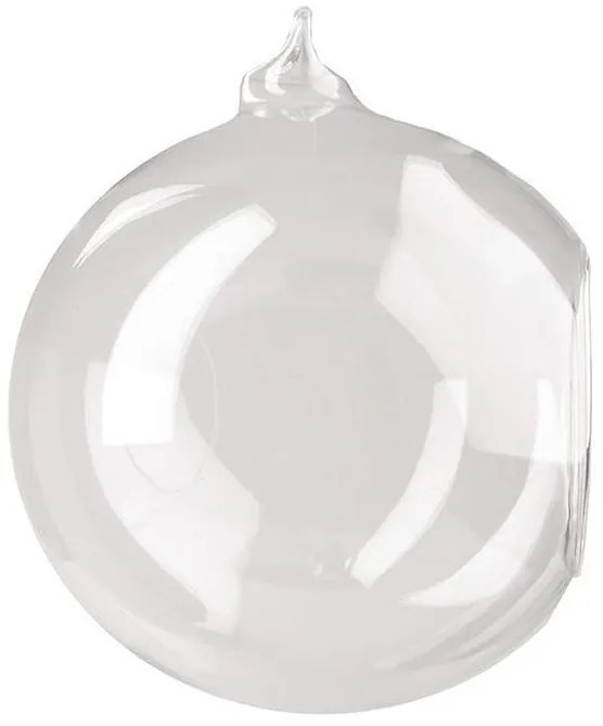 Skleněná koule Ø10 cm aerárium - 1 transparent