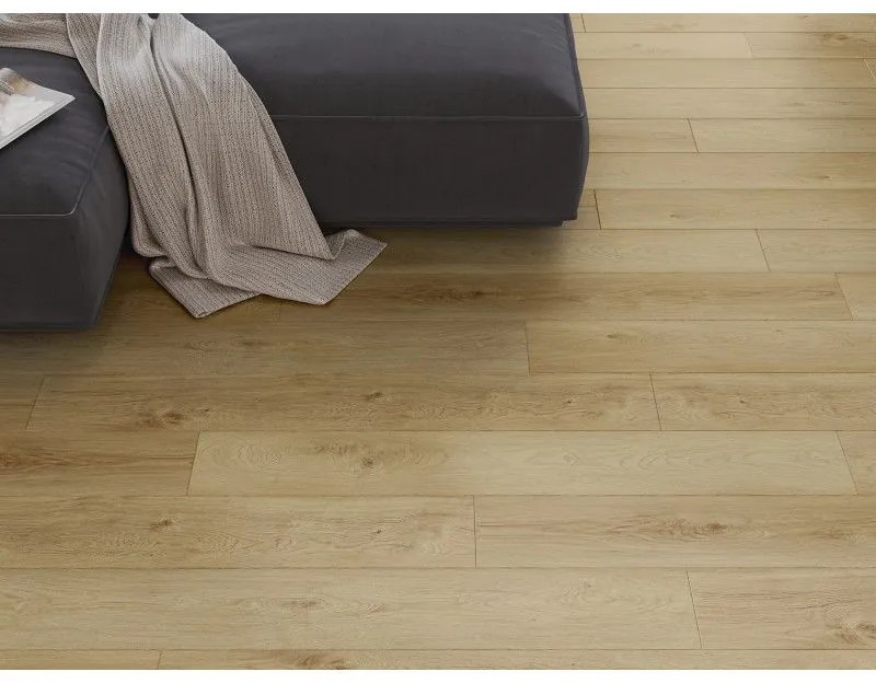 Mexen Anniston, vinylová podlaha 1240x182 mm SPC 6,5 mm, IXPE 1,5 mm, 4stranná V-drážka, dub, F1038-1240-182-505-4V1-01
