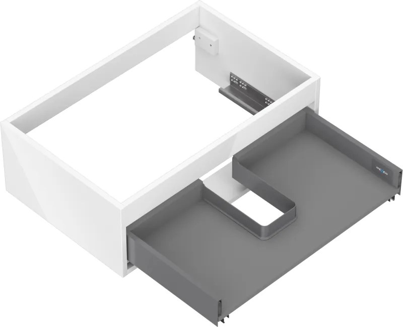Mexen Box-A, závěsná skříňka 70 cm, 1 zásuvka, bílá lesklá, 91AX0-0700-235-1-00