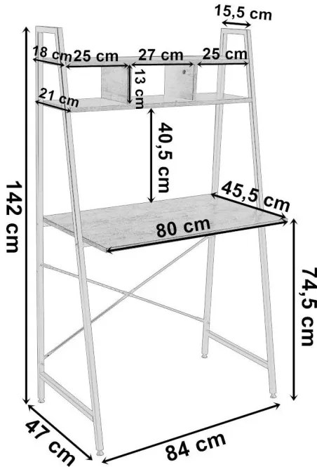Kancelářský stůl ARVIKA Craft