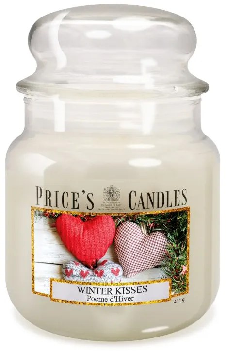 PRICE´S MIDI svíčka ve skle Winter Kisses - hoření 90h