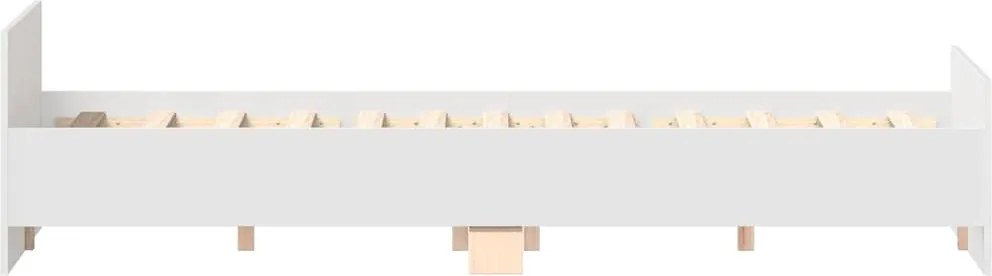 Rám postele s hlavovým a nožním čelem bílý 120 x 200 cm 3203740