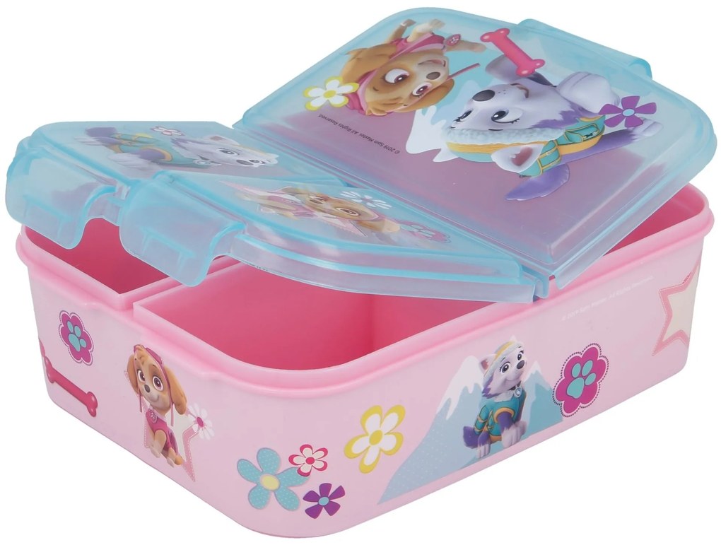 Multibox na svačinu pro holky Tlapková patrola / Paw Patrol se 3 přihrádkami