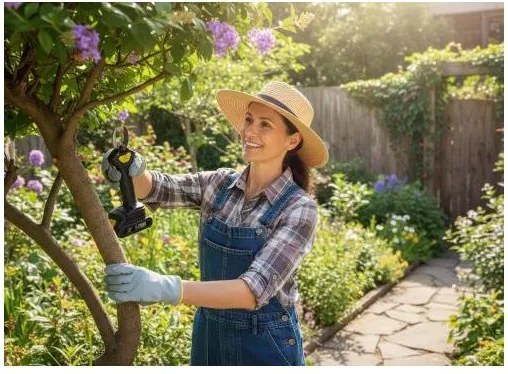 GEKO Akumulátorové nůžky 21 V, 2×2,0 Ah - JOHN GARDENER