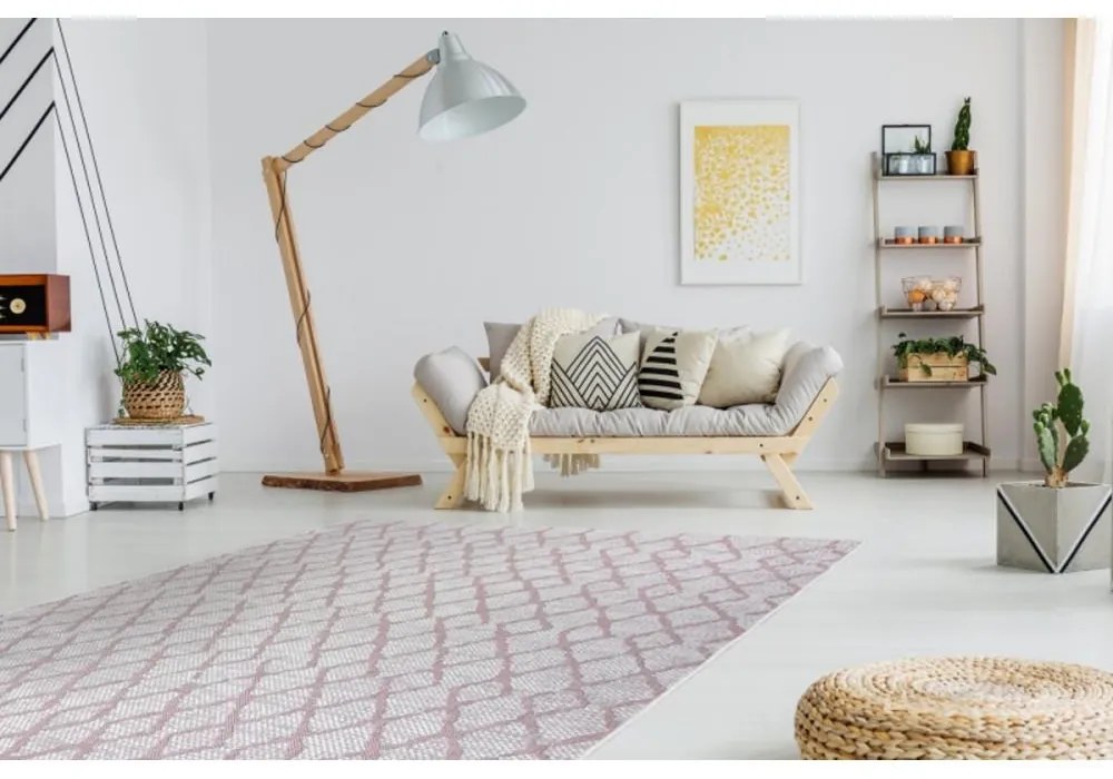 Kusový koberec Gita růžový 140x190cm
