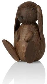 Dřevěný králíček Bunny Smoked Oak Lucie Kaas