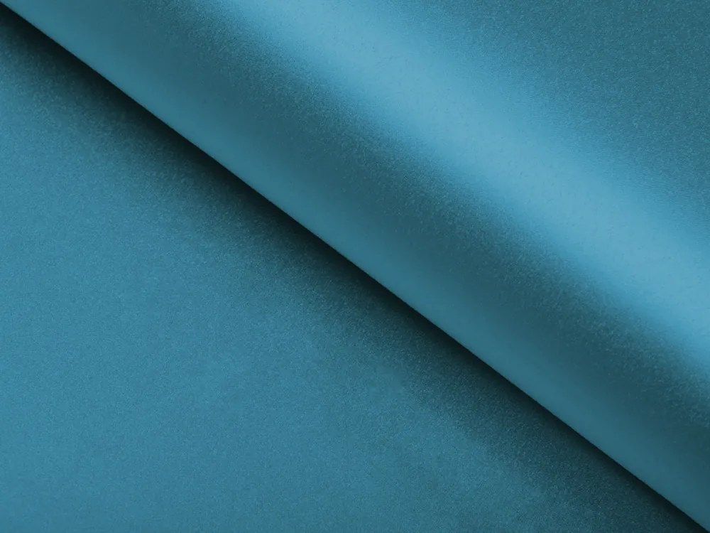 Biante Saténový běhoun na stůl polyesterový Satén LUX-033 Petrolejově modrý 20x120 cm