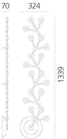 Artemide 1596050APP-LED Stmívatelné stropní svítidlo NET LED/45W/230V 3000K