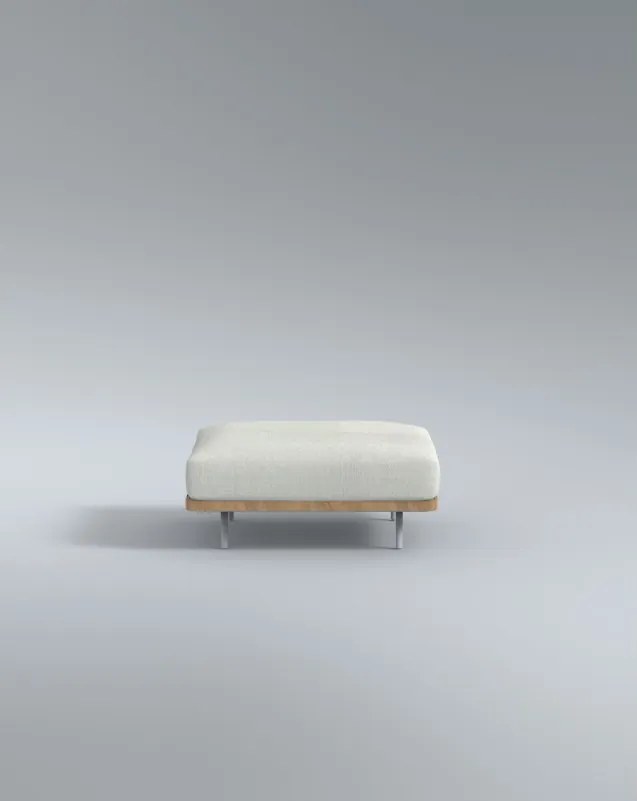 Flex large footstool, Vanilla
