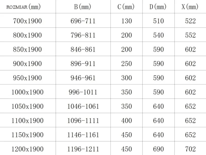 Mexen Roma sprchové dveře otočné 70 cm, transparentní, chrom - 854-070-000-01-00