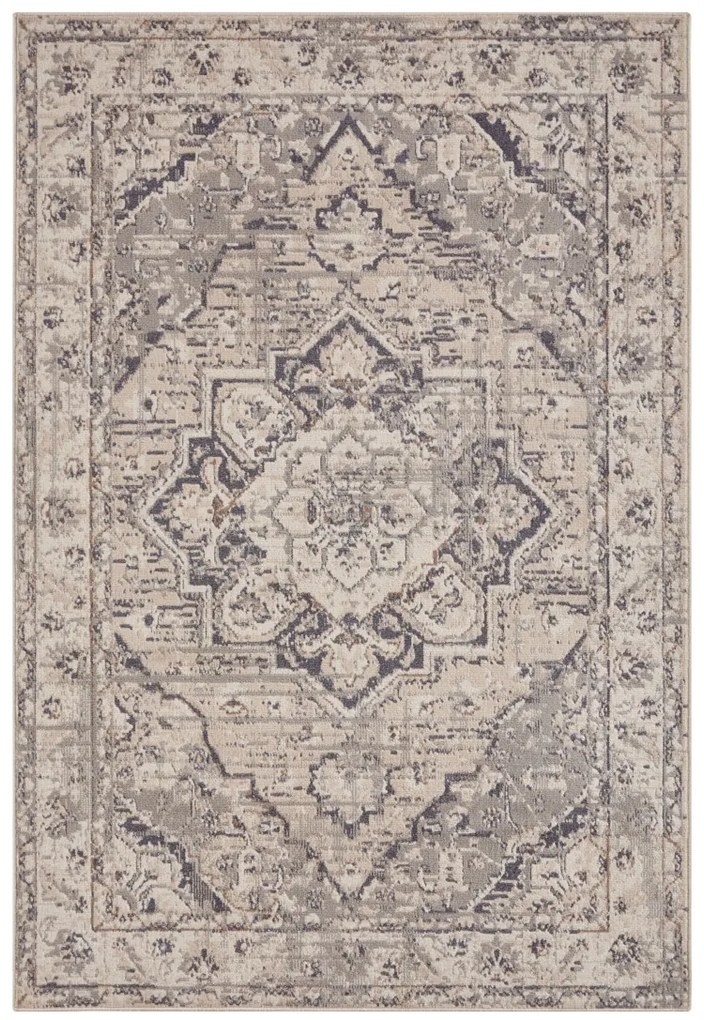 Hanse Home, Kusový koberec Terrain 105596 Sand Cream Grey, 80x120, béžová, ložnice