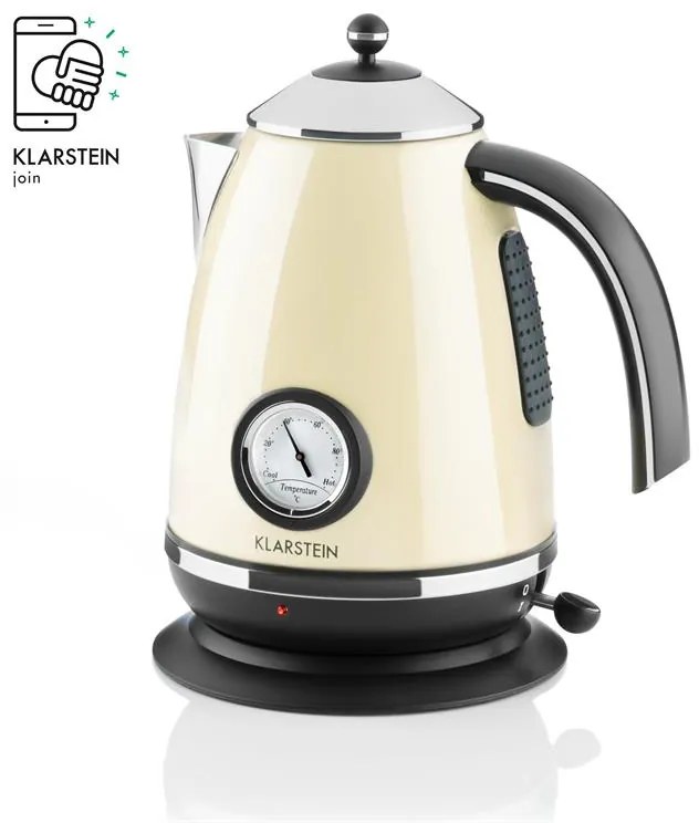 Klarstein TK7-AQUAVITA CHALET-, krémová, 2200 W, rychl. konvice, 1,7 l
