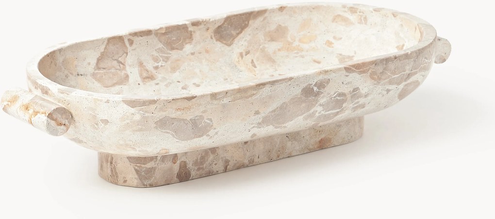 Dekorativní mramorová mísa Fossil