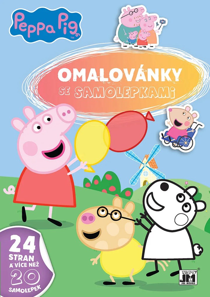 _Ostatní 1_ JIRI MODELS Omalovánky A4 se samolepkami prasátko Peppa Pig 4