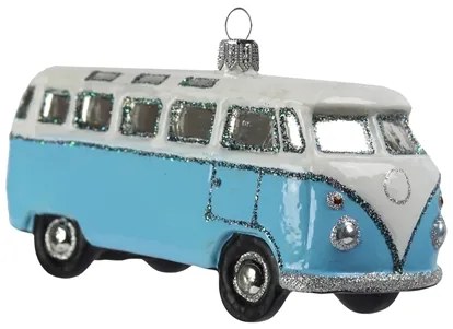 Autíčko retro bus světle modrý