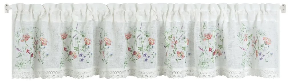 KRÁTKÁ ZÁCLONA NA PÁSCE SYLVIA 150X30 CM VÍCEBAREVNÁ