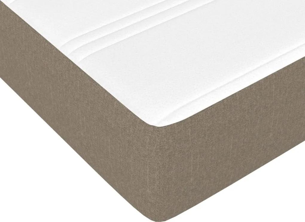 vidaXL Box spring postel s matrací 80 x 200 cm textil [3144033] Barva: taupe