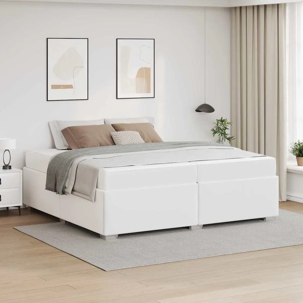 Rám postele Bílá 200 x 200 cm PVC 3399251