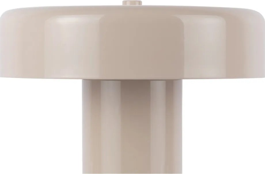 Béžová kovová stolní lampa (výška 26 cm) Riqueza Palo – Leitmotiv