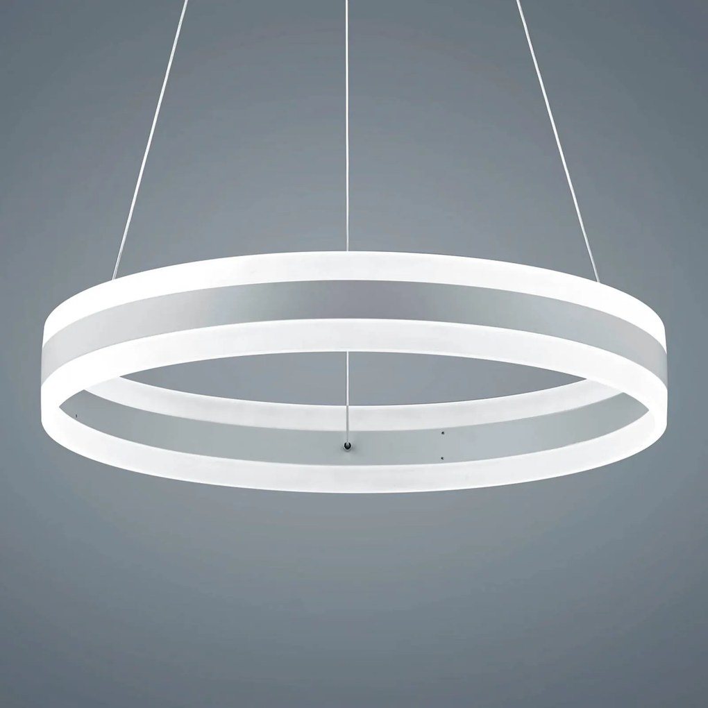 Helestra Liv – závěsné LED světlo, bílý mat, 60 cm