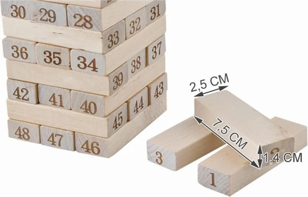Nonsense Inc. Rodinná hra Dřevěná věž - JENGA