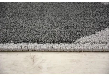 koberec SENSE Micro 81243 trojúhelníky stříbrný/antracit velikost 120x170 cm | krásné koberce cz