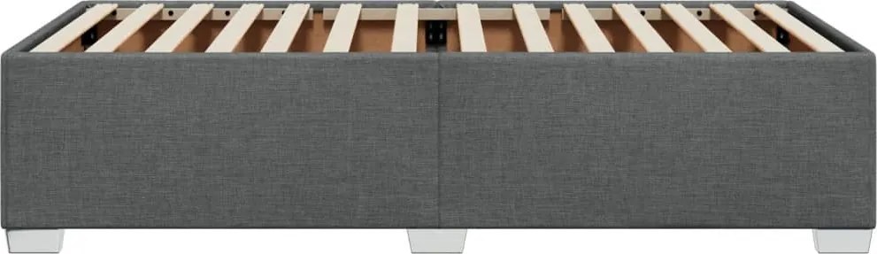 Rám postele bez matrace tmavě šedý 90 x 200 cm textil 3284444