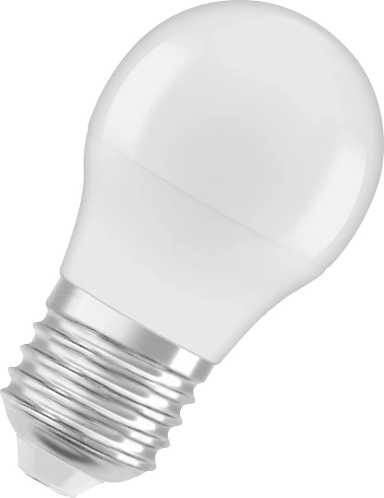 OSRAM LED žárovka Retrofit Classic P40, E27, 4,9 W, 470 lm, 2700 K, opálová