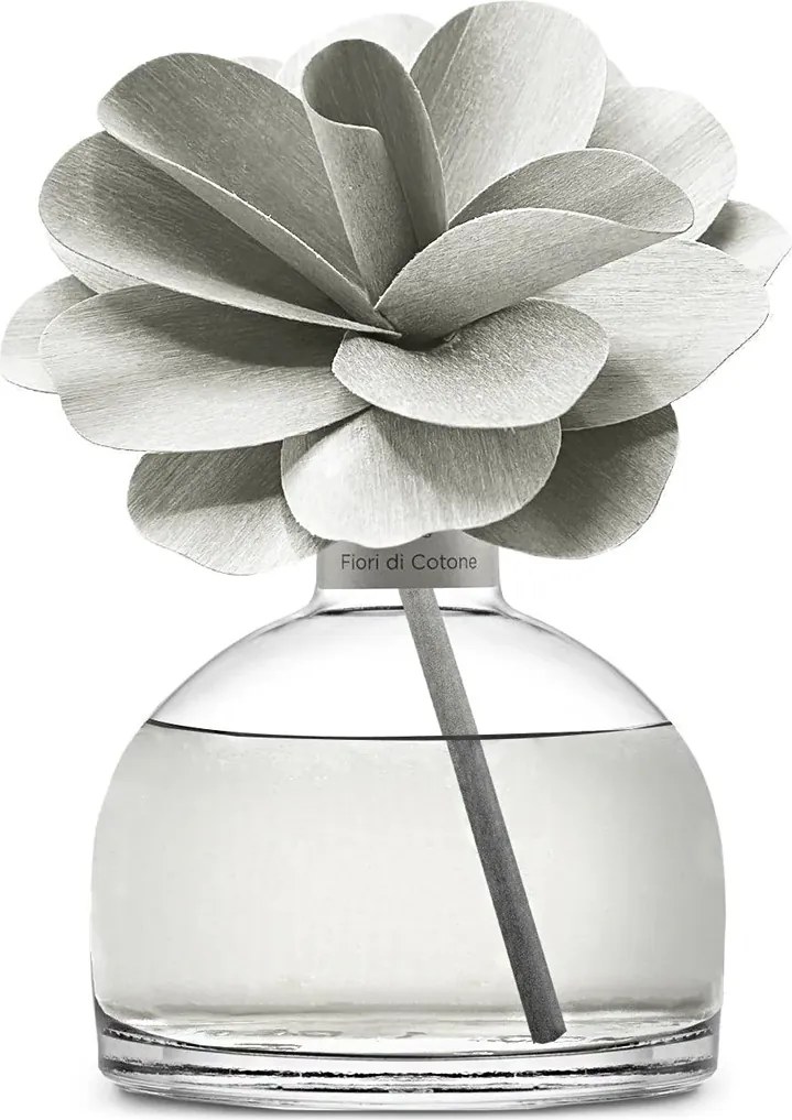 Muhà Flower difuzér s dřevěnou květinou Fiori di Cotone Objem: 200 ml