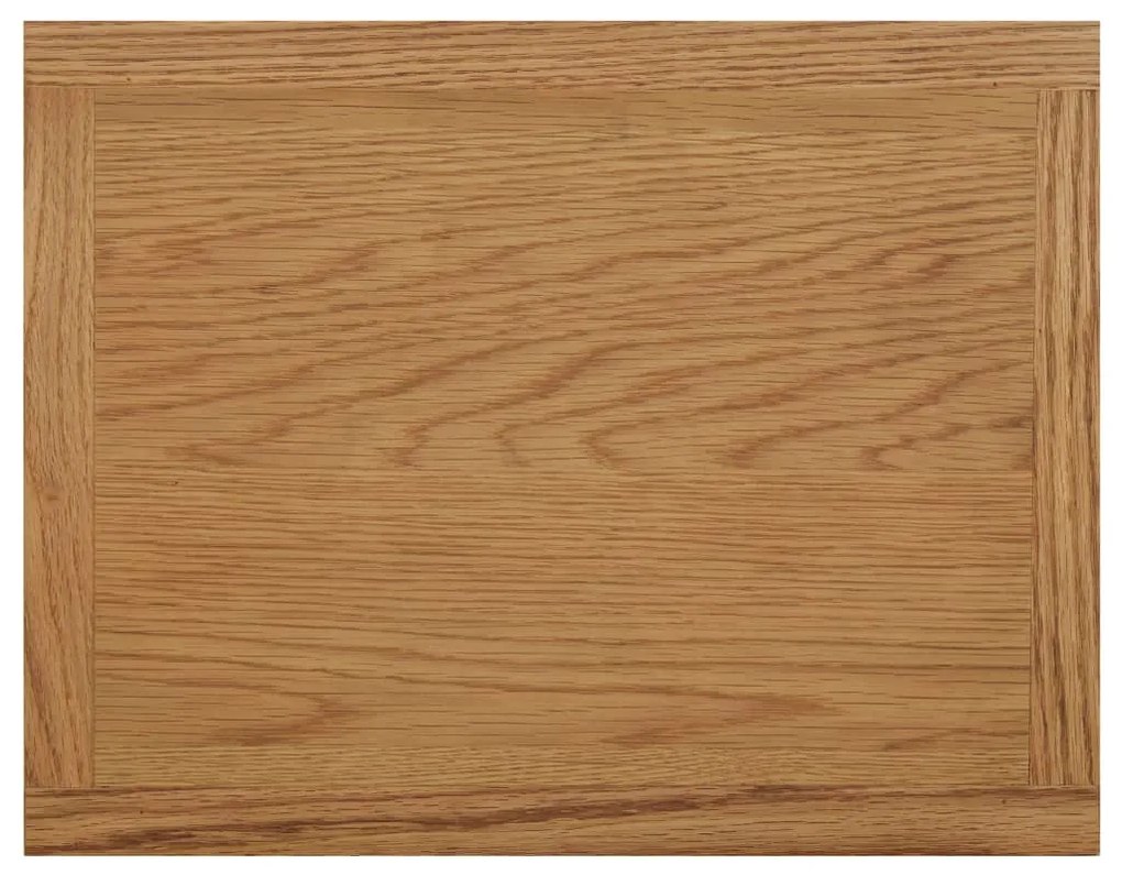 Stolek na časopisy 45 x 35 x 55 cm masivní dubové dřevo