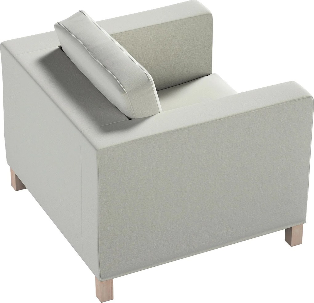Potah na křesko IKEA Karlanda, krátký barva zelená látka sametová