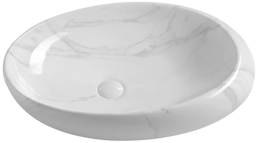 Sapho DALMA 68 x 44 x 16,5 cm MM317 keramické umyvadlo carrara