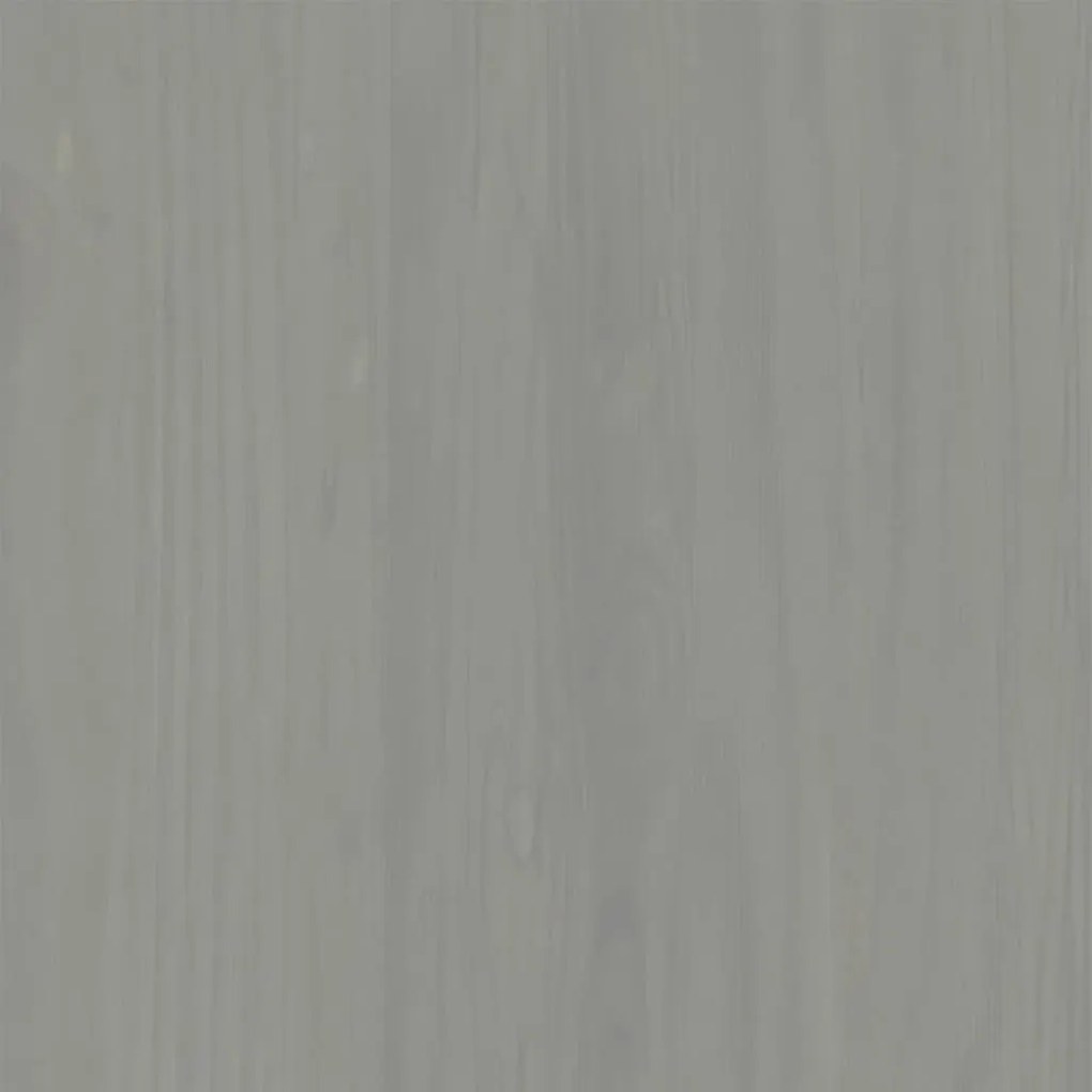 Šatní skříň VIGO šedá 90 x 55 x 176 cm masivní borové dřevo - Default Title