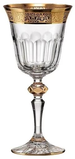 Bohemia Crystal Ručně broušené sklenice na červené víno Romantic 220ml