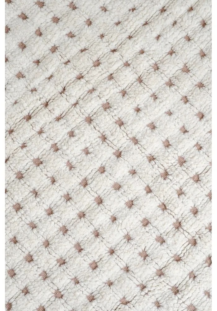 Slonovinový pratelný/ručně tkaný vlněný koberec 200x300 cm Unexpected Wool – Lorena Canals