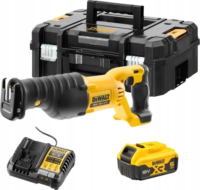Šavlová pila DeWALT DCS380P1T 18V Xr 1x5Ah Tstak II nabíječka New