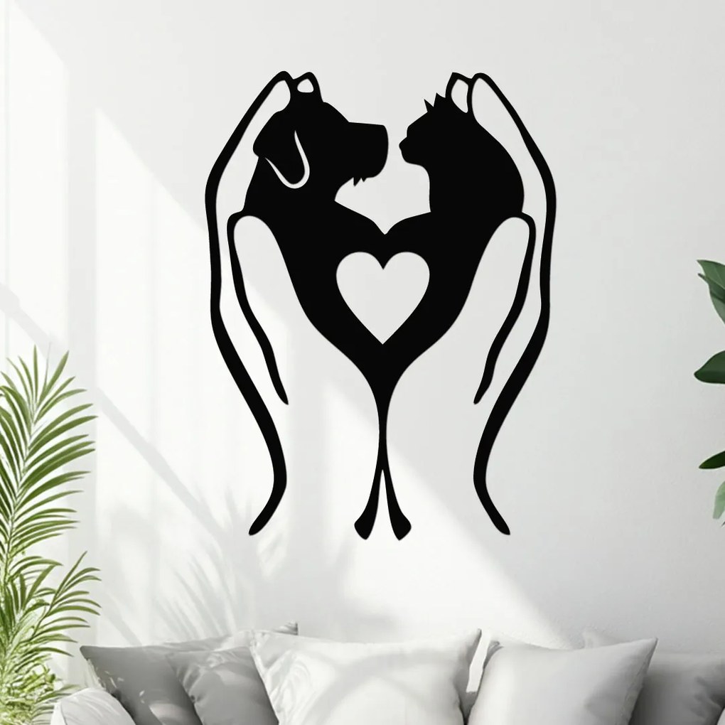 dřevo života Dřevěná dekorace Zvířecí vděčnost Zvolte rozměr (cm): 30x40, Zvolte barvu dekoru: Dub zlatý